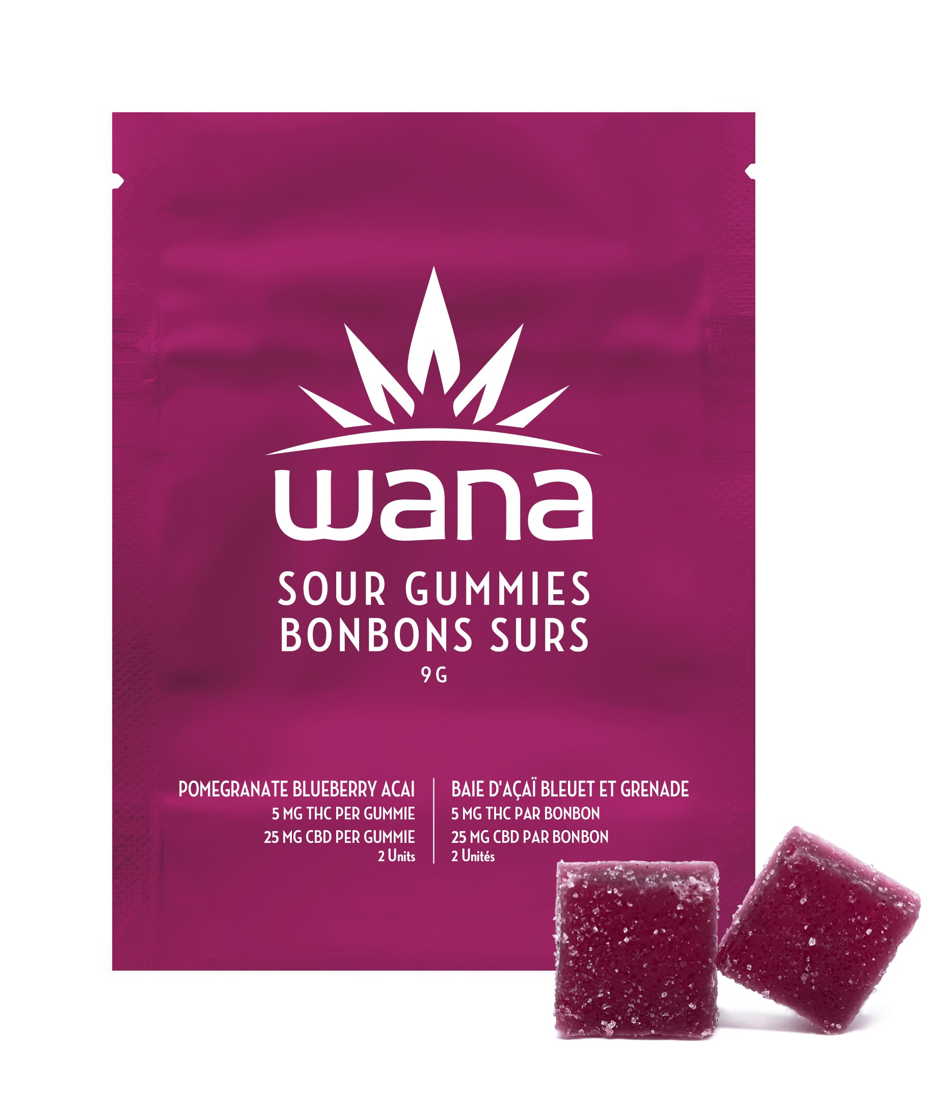 Wana Pomegranate Blueberry Acai Gummies – Spectrum Therapeutics